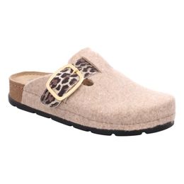 Rohde Damen Pantoffel &raquo;SOAVE&laquo; Hausschuh, Schlappen, Clog, Homeslipper mit Plateausohle 36