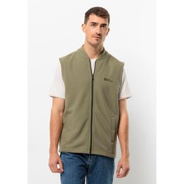 Jack Wolfskin Herren Fleeceweste &raquo;LIGHT CURL VEST M&laquo; gr&uuml;n XL (54/56)