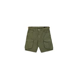 Alpha Industries Herren Shorts &raquo;Canvas Cargo Short&laquo; gr&uuml;n 32, Normalgr&ouml;&szlig;en