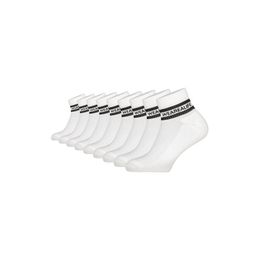 alife and kickin Alife & Kickin Herren Sneakersocken &raquo;Herren 9 PACK - EnnyAK&laquo; Spar-Set, Sneakersocken kn&ouml;chelhoch mit Streifen, aus Baumwolle mit weichem Bund wei&szlig; 43-