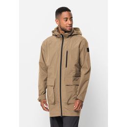 Jack Wolfskin Herren Parka &raquo;NORDEN PORT PARKA M&laquo; mit Kapuze beige M (50)