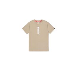 Alpha Industries Herren T-Shirt &raquo;Alpha Puff Print T-Shirt&laquo; beige M