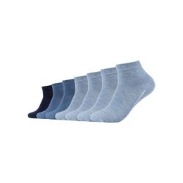 Camano Damen Kurzsocken &raquo;ca-soft&laquo; 7 Paar, mit hohem Baumwollanteil blau 39-42