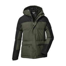 Killtec Herren Steppjacke &raquo;KOW 156 BYS QLTD JCKT&laquo; Wasserabweisende, atmungsaktive Steppjacke mit Colourblock-Design gr&uuml;n 152