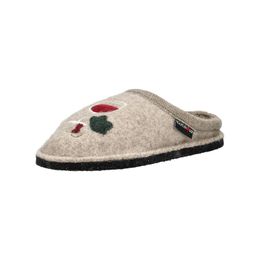 Haflinger Damen Hausschuh &raquo; Hausschuhe Wolle&laquo; beige 40