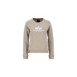 Alpha Industries Damen Sweater &raquo;New Basic Sweatshirt BL W&laquo; beige M