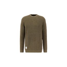 Alpha Industries Herren Sweater &raquo;Acid Pullover&laquo; gr&uuml;n 3XL