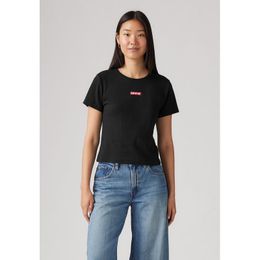 Levi's Levi's Damen T-Shirt &raquo;LSE GRAPHIC RICKIE&laquo; Kontrastfarbene LEVI`S - Applikation schwarz S (36)