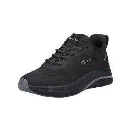 Tamaris Damen Sneaker &raquo; Sneaker Lederimitat/Textil&laquo; schwarz 36