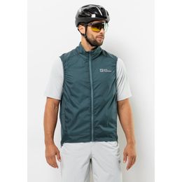 Jack Wolfskin Damen Funktionsweste &raquo;GRAVEX WIND VEST M&laquo; gr&uuml;n XL (54/56)