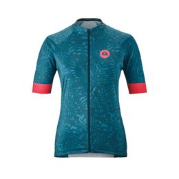 Gonso Damen Radtrikot &raquo;SCALETTE&laquo; Hoch atmungsaktive Mesheins&auml;tze, extra leicht blau 34