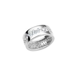 Vivance Damen Fingerring &raquo;925/- Sterling Silber rhodiniert glanz Zirkonia&laquo; wei&szlig;