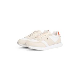 Tommy Hilfiger Damen Sneaker &raquo;TH EASY RUNNER&laquo; , Freizeitschuh, Halbschuh, Schn&uuml;rer, auff&auml;lliger Besatz an der Ferse orange 41