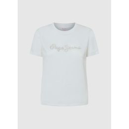 Pepe Jeans Damen T-Shirt &raquo;ESPE&laquo; wei&szlig; XS