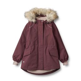 Wheat M&auml;dchen Wheat Outdoorjacke &raquo;Mathilde Tech&laquo; mit Kapuze wasserdicht, atmungsaktiv und leicht wattiert lila 104