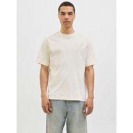 Jack & Jones Jack & Jones Herren &raquo;JJEURBAN EDGE STUDIO TEE SS O-NECK NOOS&laquo; mit Front und Back Print wei&szlig; S