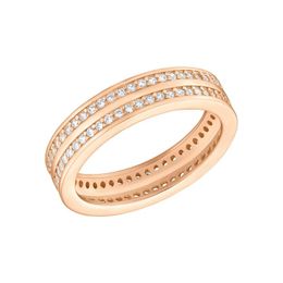 Amor Damen Fingerring &raquo;Gepr&auml;gt, 9947324-9304-9311-9328-9335&laquo; mit Zirkonia (synth.) rosa