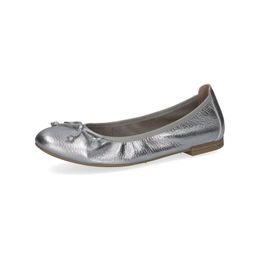 Caprice Damen Ballerina &raquo; Ballerinas Leder&laquo; silber 37
