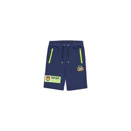 Alpha Industries Herren Sweatshorts &raquo;Mars Neon Short&laquo; blau M, Normalgr&ouml;&szlig;en