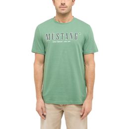 Mustang Herren Mustang T-Shirt &raquo;Style Austin&laquo; mit Logo-Print gr&uuml;n XXL