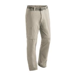 Maier Sports Damen &raquo;Tajo&laquo; Herren Wanderhose, zipp-off Outdoor-Hose, 4 Taschen, Regular Fit beige 68, Normalgr&ouml;&szlig;en