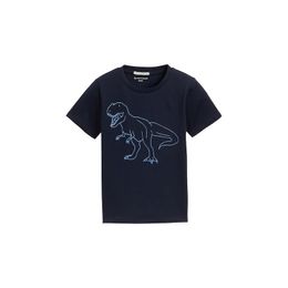 Tom Tailor Jungen Tom Tailor T-Shirt mit in der Nacht leuchtendem Dino-Print blau 92/98