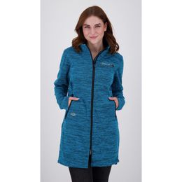 DEPROC Active Damen DEPROC Active Strickfleecejacke &raquo;ELMSDALE LONG WOMEN&laquo; auch in Gro&szlig;en Gr&ouml;&szlig;en erh&auml;ltlich blau 46 (L)