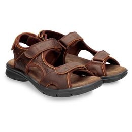 Panama Jack Herren Sandale &raquo;Salton&laquo; Sommerschuh, Klettschuh, Outdoorsandale mit weicher Innensohle braun 45