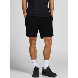 Jack & Jones Jack & Jones Herren Sweatshorts &raquo;JPSTGORDON mit elastischem Bund&laquo; unifarben, modisch, regular fit, Webstoff schwarz XXL, N-Gr