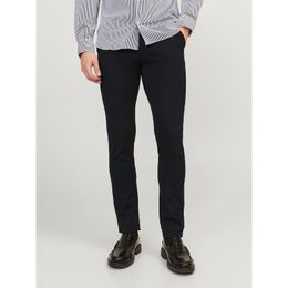 Jack & Jones Jack & Jones Herren &raquo;JPSTMARCO &ndash; Chinos mit Stretch f&uuml;r optimale Passform, Slim Fit&laquo; unifarben, modisch, slim fit, Web schwarz 28, L&auml;nge 32