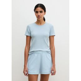 Marc O'Polo Marc O'polo Damen Marc O'Polo Kurzarmshirt &raquo;Mix N Match Airy Cotton Rib&laquo; mit Rundhalsausschnitt L