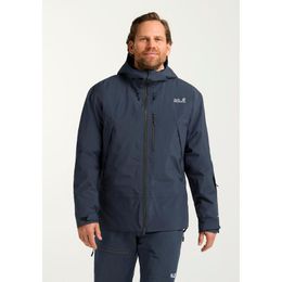 Jack Wolfskin Herren Skijacke &raquo;FLOWLINE PRO 2L INS JKT M&laquo; mit Kapuze blau XL (54/56)