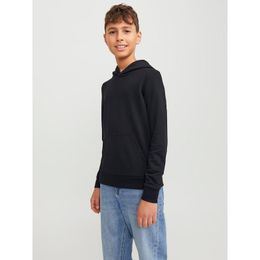 Jack & Jones Jack & Jones Junior Jungen Kapuzensweatshirt &raquo;JJEBRADLEY SWEAT HOOD NOOS JNR&laquo; schwarz 152