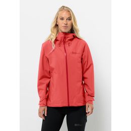 Jack Wolfskin Damen Funktionsjacke &raquo;HIGHEST PEAK 3L JKT W&laquo; mit Kapuze rot L (42/44)