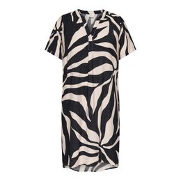 Only Carmakoma Damen Only CARMAKOMA Sommerkleid &raquo;CARSUSI S/S V-NECK KNEE DRESS WVN ZL&laquo; mit Viskose, regular fit, knielang 42, N-Gr