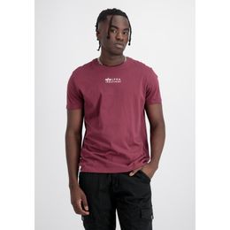 Alpha Industries Damen T-Shirt &raquo;Organics EMB T-Shirt&laquo; rot S