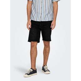 Only & Sons Only & Sons Damen ONLY & SONS Shorts &raquo;ONSWEFT PIM DNM SHORTS VD CE BOX&laquo; schwarz L, N-Gr