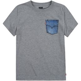 Levi's Kids Jungen Levi's Kids T-Shirt &raquo;GRAPHIC TEE&laquo; mit Brusttasche for BOYS grau 4 (98/104)