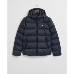 Gant Herren Steppjacke &raquo;ACTIVE CLOUD JACKET&laquo; mit Kapuze regular fit, abnehmbare Kapuze, 2-Wege-Rei&szlig;verschluss blau XL