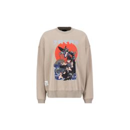 Alpha Industries Herren Sweater &raquo;Japan Warrior Sweatshirt&laquo; beige L