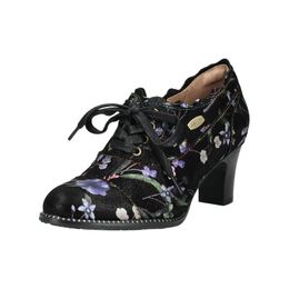 Laura Vita Damen Laura Vita Schn&uuml;rpumps &raquo;Laura Vita Pumps Leder&laquo; schwarz 39