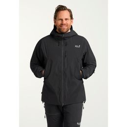 Jack Wolfskin Herren Skijacke &raquo;FLOWLINE PRO 2L INS JKT M&laquo; mit Kapuze schwarz S (48)