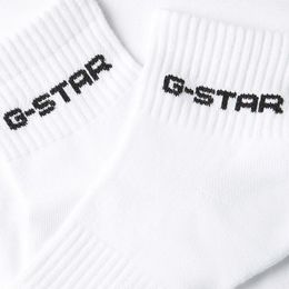 G-Star Raw G-Star Herren G-STAR Kurzsocken &raquo;GROVE, 3 PACK ANKLE SPORTS SOCKS&laquo; Packung, 3 Paar tlg. mit Logo-Jacquard 40-43