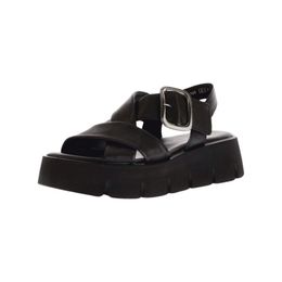 Gabor Damen Keilsandalette &raquo; Sandalen Leder&laquo; schwarz 40,5