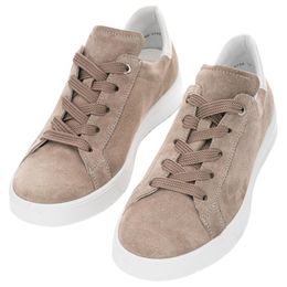 Ara Damen &raquo;ROM&laquo; , Schn&uuml;rschuh, Retro Sneaker, Komfortschuh in Bequemweite G (= weit) beige 2,5