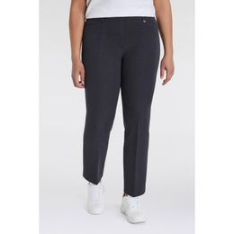KjBRAND Damen KjBRAND Stoffhose &raquo;Hose Bea in Bi-Stretch Kammgarnoptik mit B&uuml;gelfalte&laquo; Sommerhose, ideal f&uuml;r kr&auml;ftige Oberschenkel grau 54, N-Gr