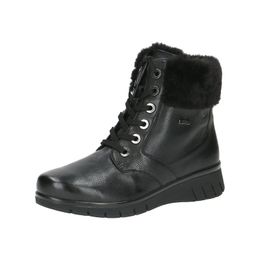 Caprice Damen Schn&uuml;rstiefelette &raquo; Stiefelette Leder/Synthetik&laquo; schwarz 39