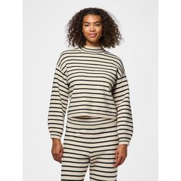 Pieces Damen Pieces Stehkragenpullover &raquo;PCPENNA LS HIGH NECK KNIT BC&laquo; beige M (38)