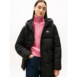 Tommy Jeans Damen Steppjacke &raquo;TJW HOODED MIDI PUFFER JACKET&laquo; mit Kapuze XL (42)