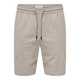 Only & Sons Only & Sons Herren ONLY & SONS Chinoshorts &raquo;ONSCAPRI SLIM SLUB CHINO SHORTS OTL&laquo; beige XS, N-Gr